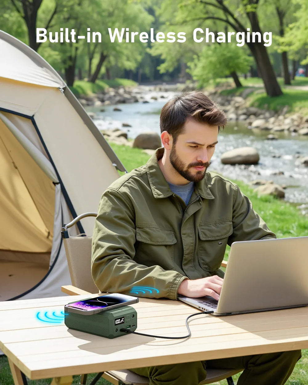 EASYLONGER ES270 CPAP Battery | 99Wh TSA Compliant for Air Travel